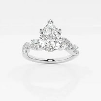 Cloud Jewel Stunning 1.9 Ct Oval Cut Lab-Created Simulated Diamond ...