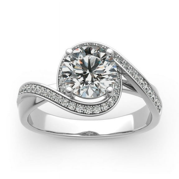 Cloud Jewel 1.6 Ct Pear Cut Diamond Engagement Wedding Ring ...
