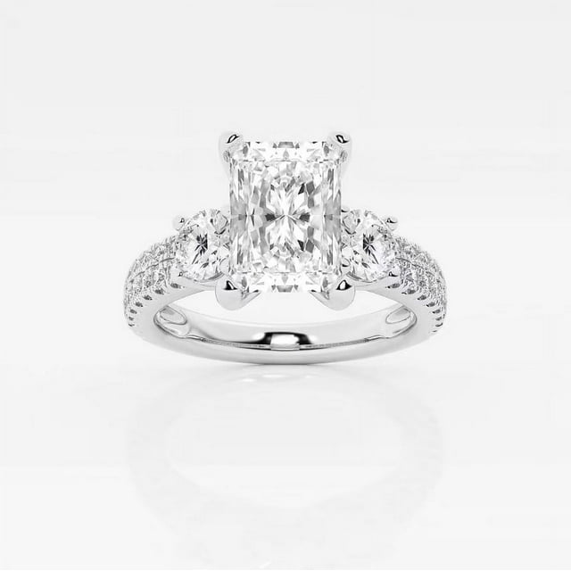 Cloud Jewel Radiant Cut 2Ct Diamond Ring for Gifts - Stacking ...