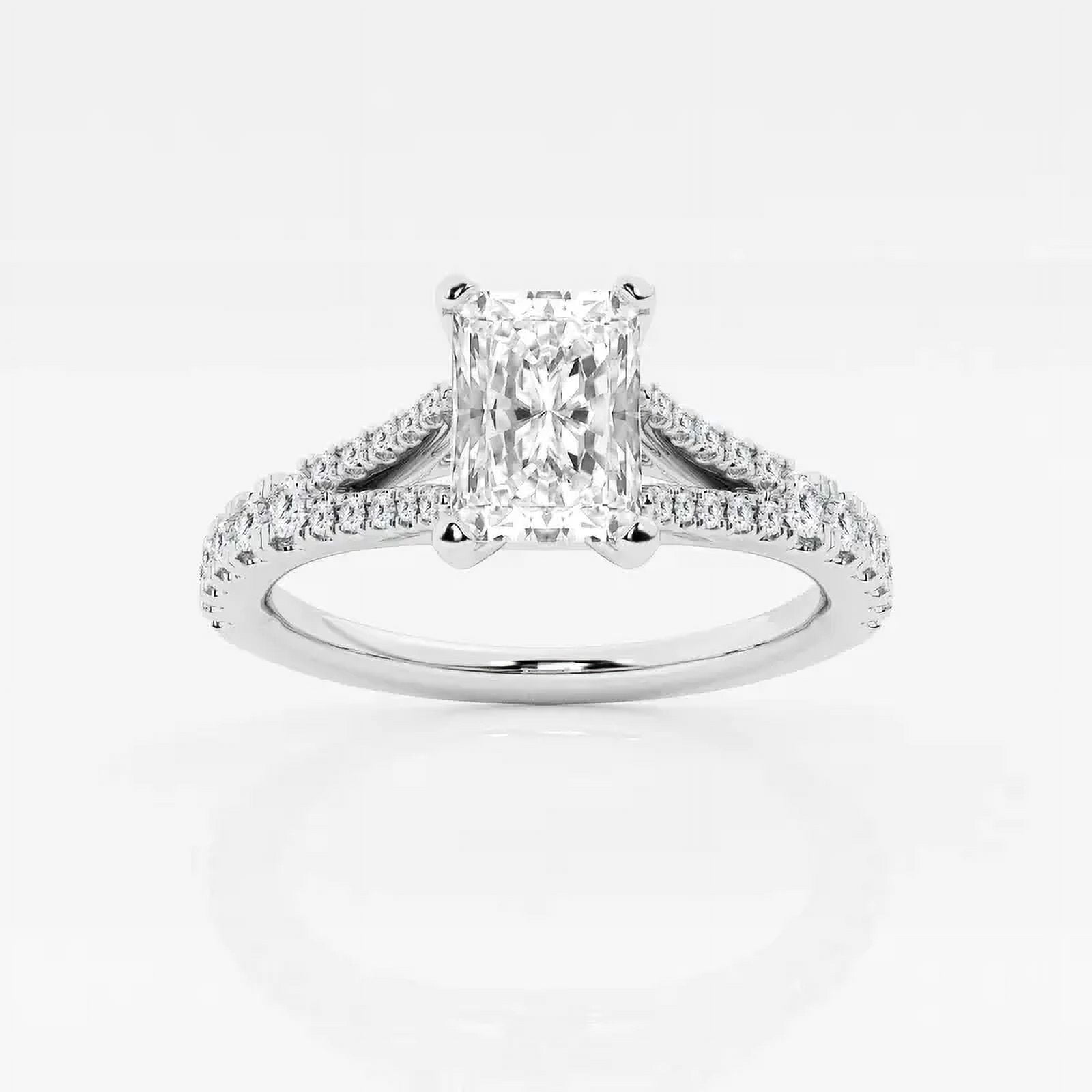 Cloud Jewel Radiant Cut Excellent 1.6 Ct Diamond Ring for Women's - 14k ...