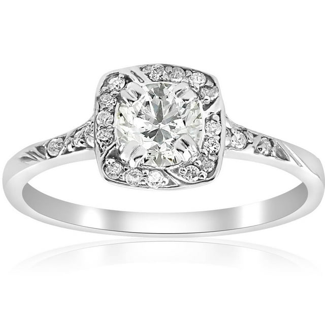 Cloud Jewel Round Cut Excellent 1.3 Ct Diamond Band For Women - 14K ...