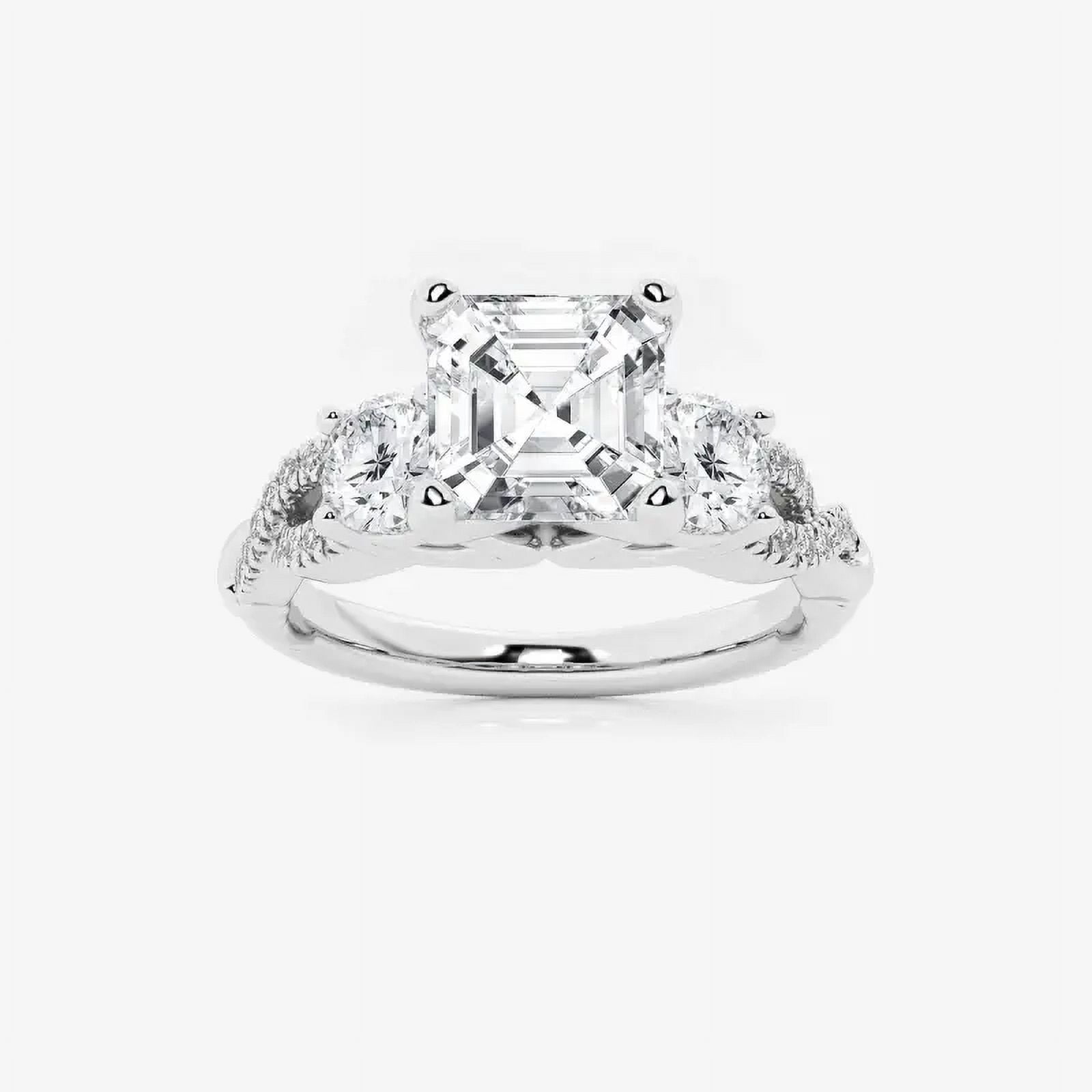 Cloud Jewel Stunning 1.8 Ct Infinity Engagement Wedding Ring - Lab ...