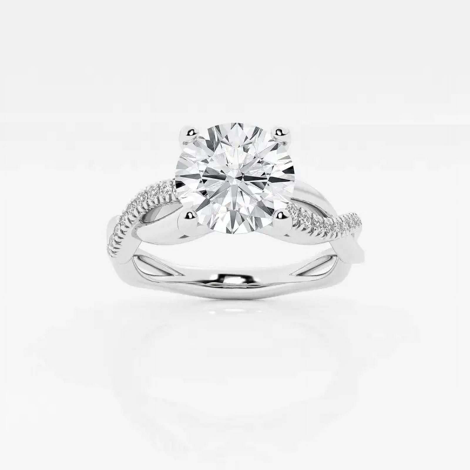 Cloud Jewel Twisted Engagement Wedding Infinity Ring for Women - 1.6 Ct ...