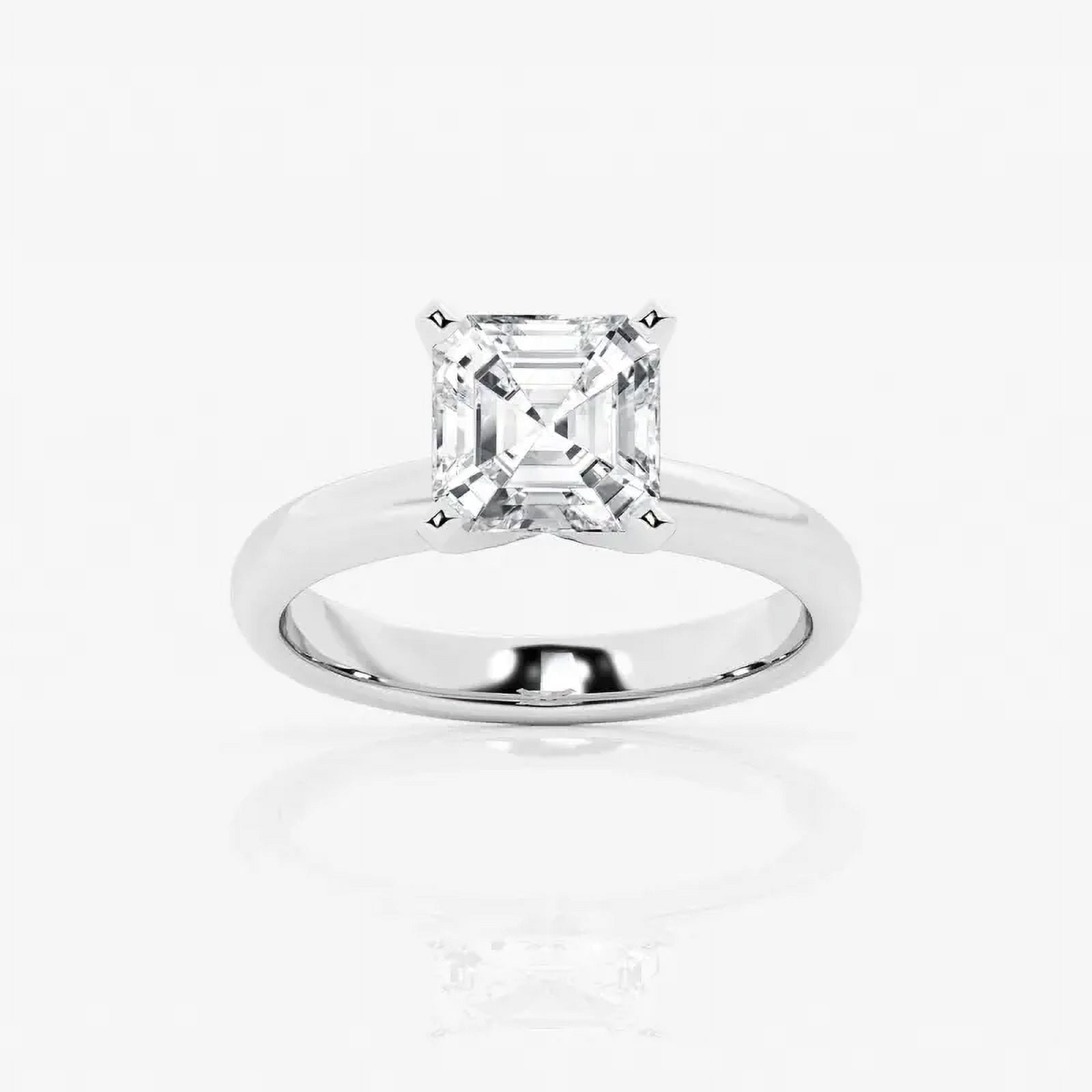 Cloud Jewel Wedding 14K White Gold Plated Bow Rings - 2.4 Ct Brilliant ...
