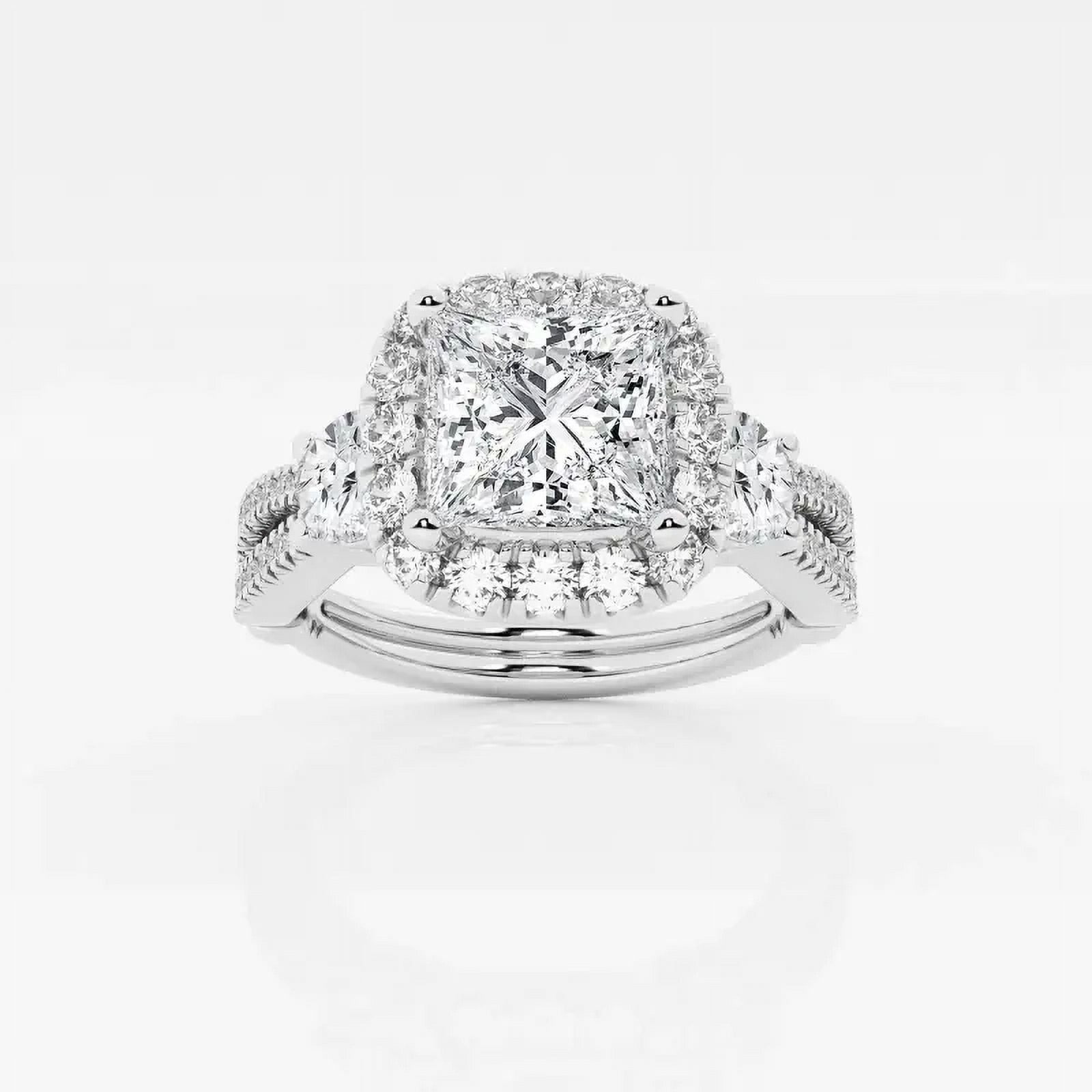 Cloud Jewelry 0.7 Ct VVS1/D Diamond Cut Diamond Rings for Her - 14K ...