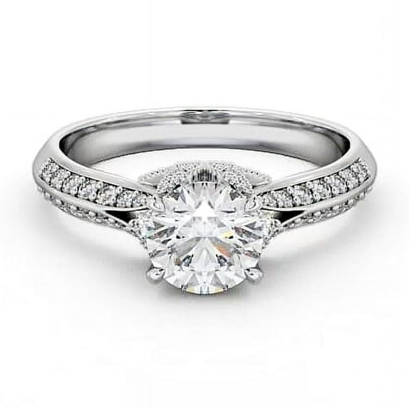 Cloud Jewelry 14K White Gold Plated Wedding Jewelry for Women's - 2.1 ...