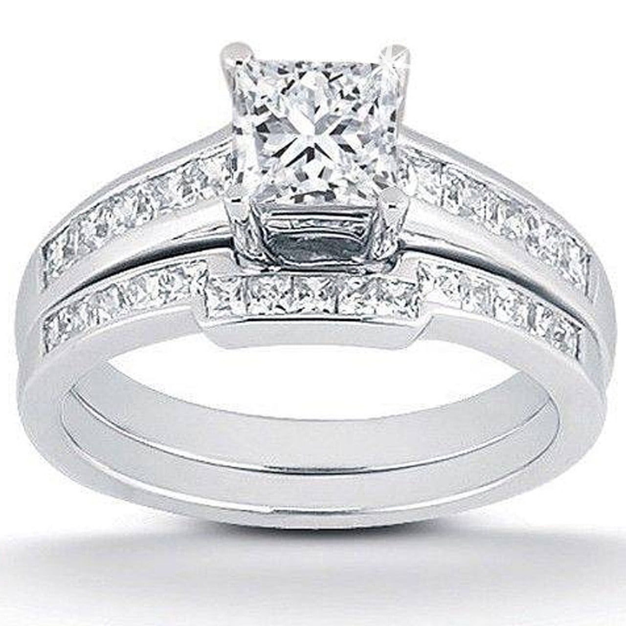 Cloud Jewelry Classic 2.1 Ct Round Cut Diamond Engagement Ring ...