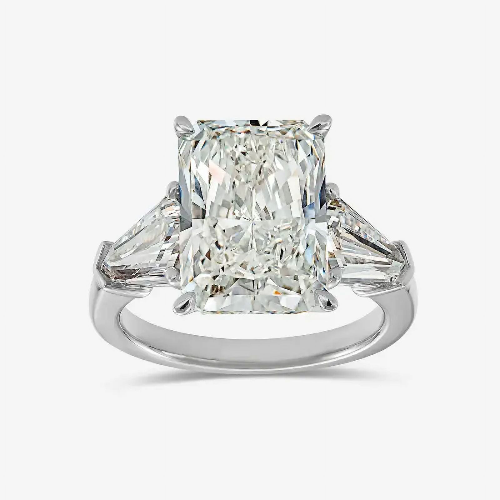 Cloud Jewelry Solitaire with Accent Engagement Ring For Her - 1.9 Ct ...