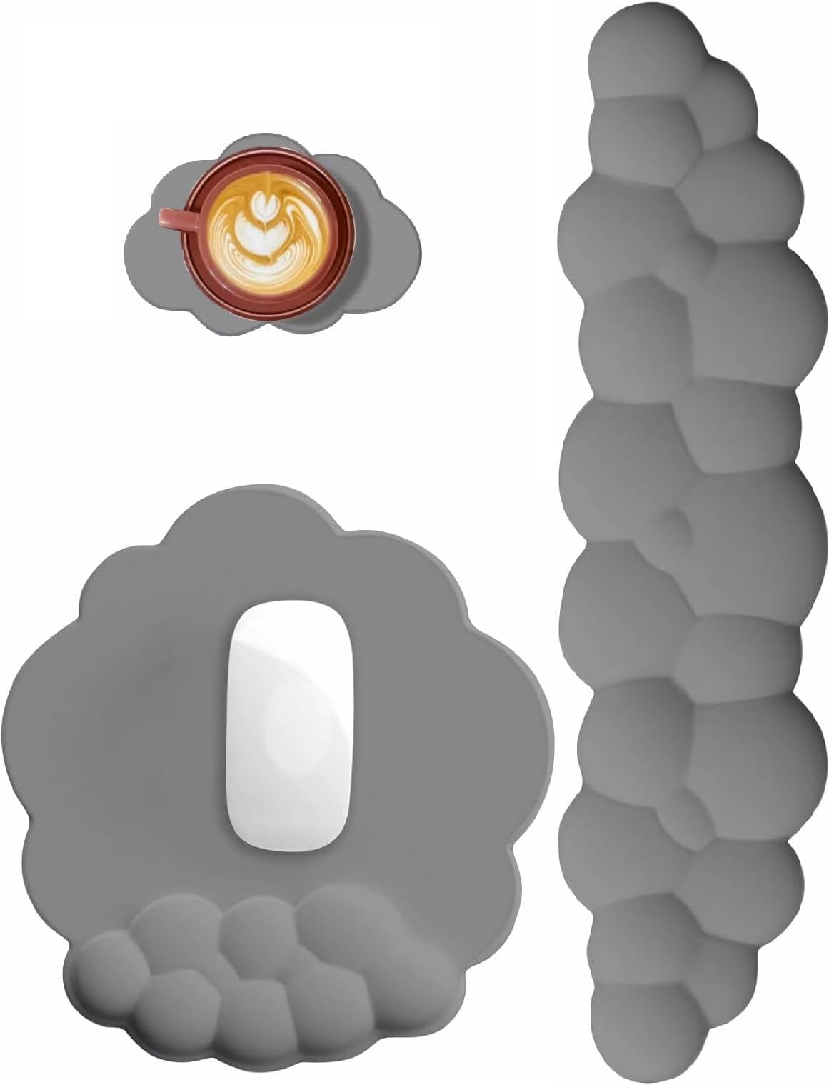 Cloud Keyboard and Wrist Rest Pad for Computer Arm - Wrist Support ...