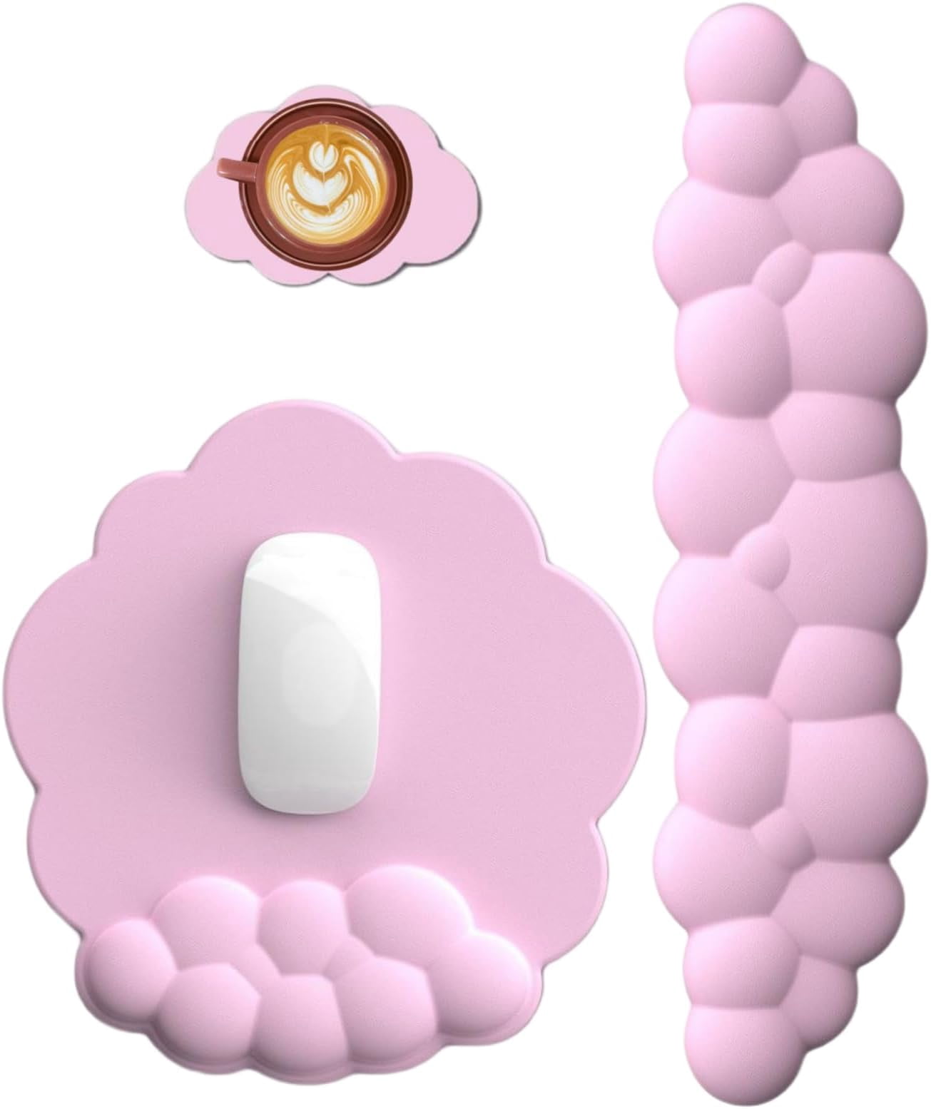 Cloud Keyboard and Wrist Rest Pad for Computer Arm - Wrist Support ...