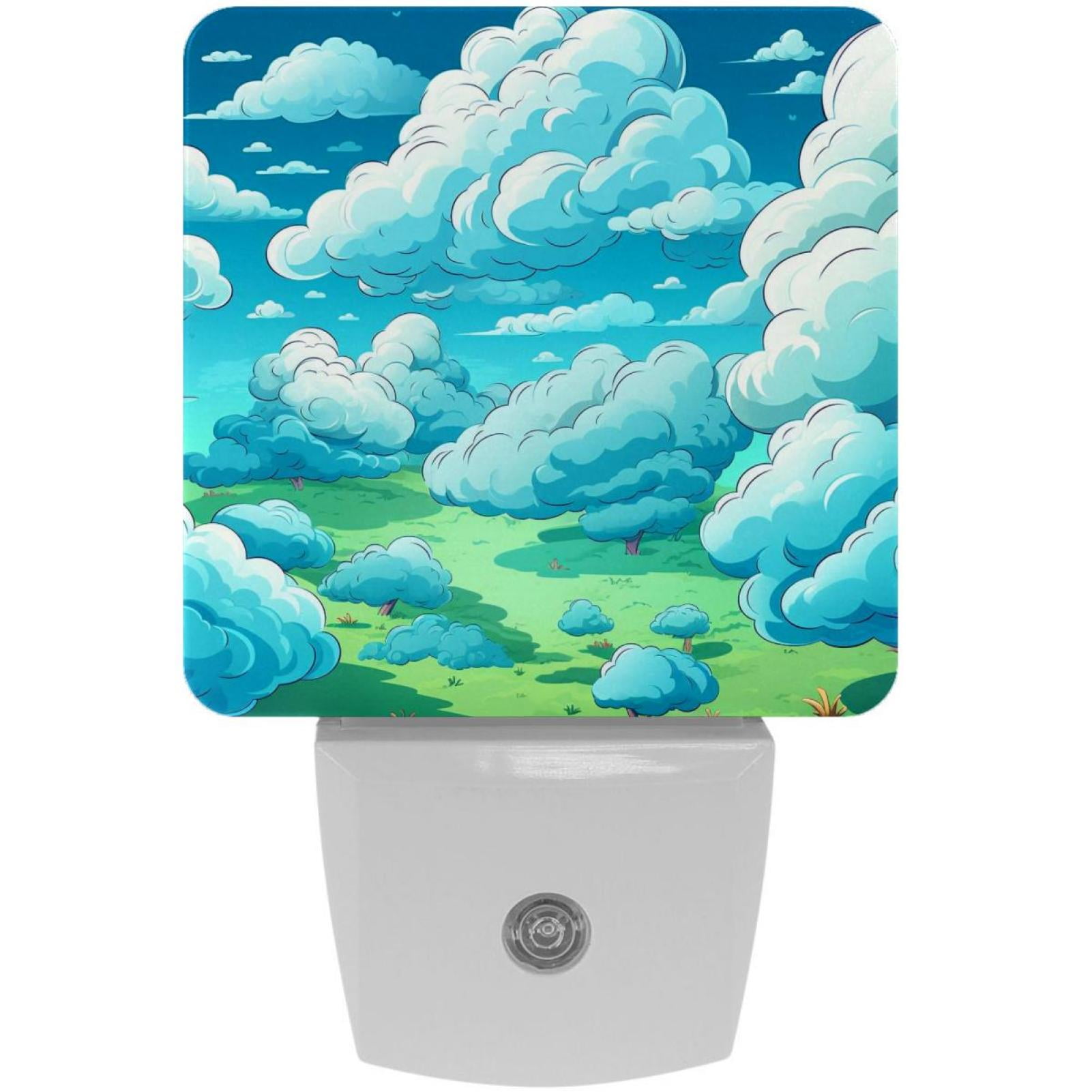 Cloud LED Square Night Lights - Bedside Lighting Solution for a ...