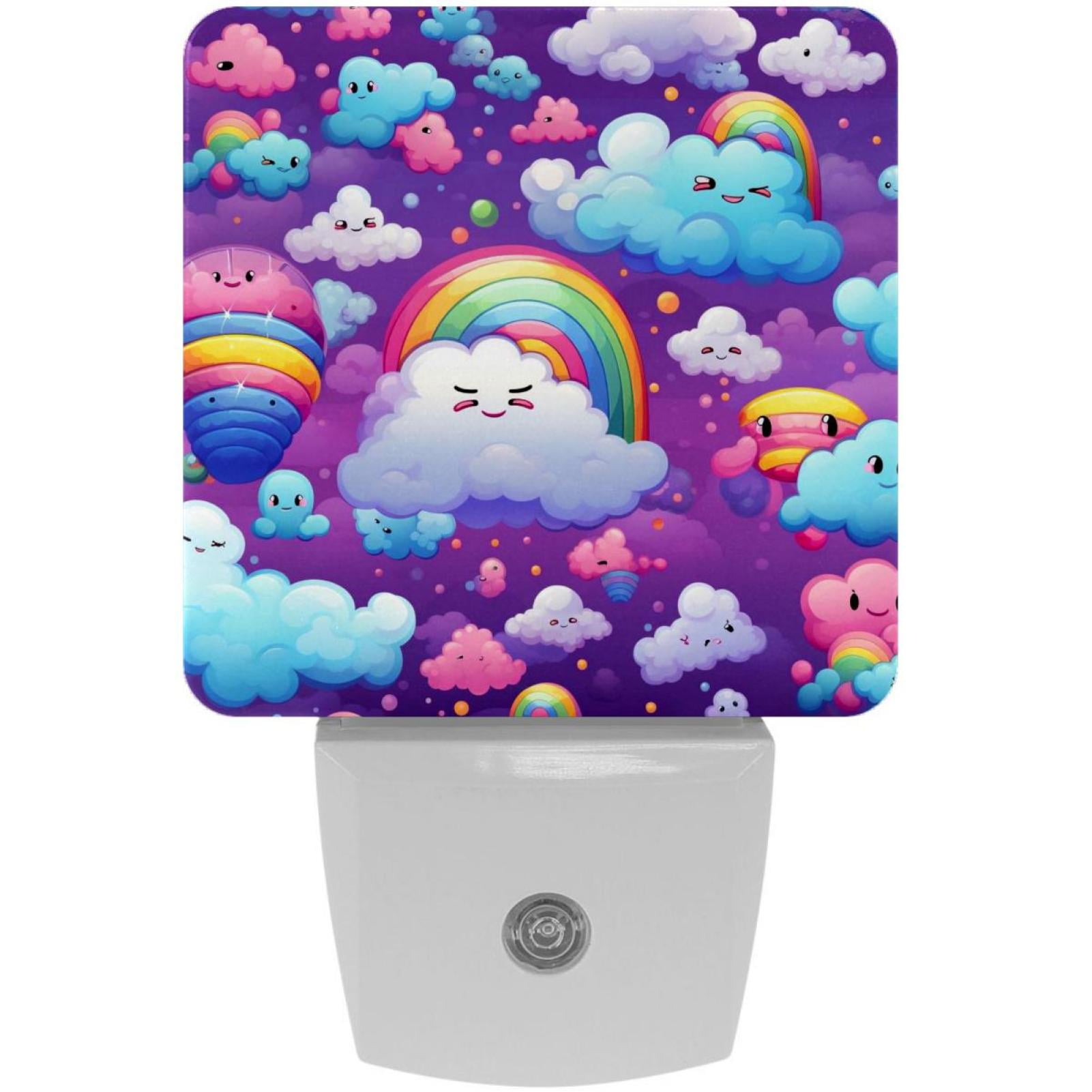 Cloud LED Square Night Lights - Modern Design, Energy Efficient Indoor ...