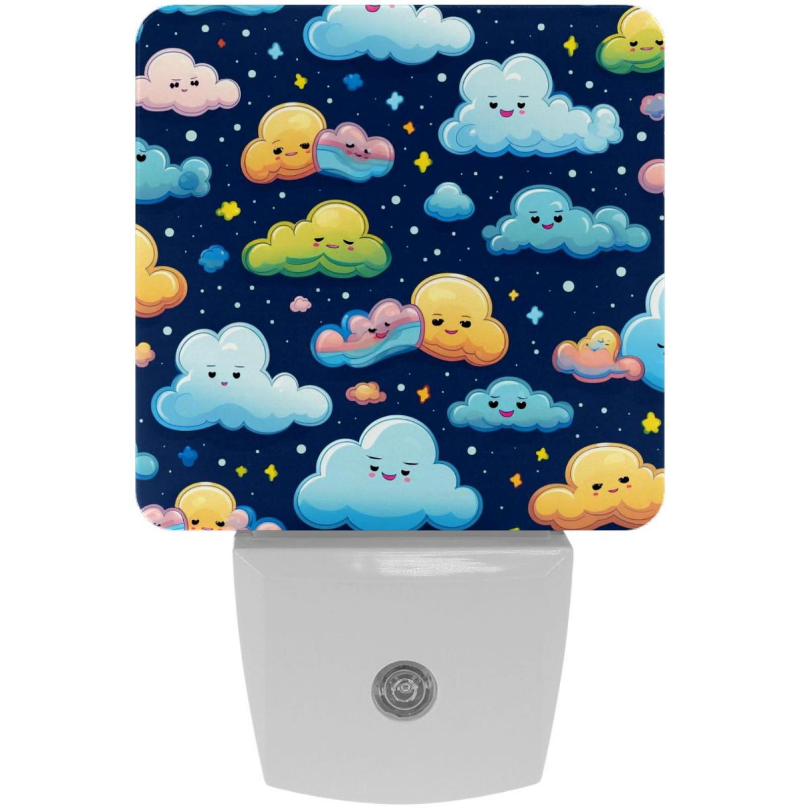 Cloud LED Square Night Lights - Modern and Versatile Plug-in Lighting ...