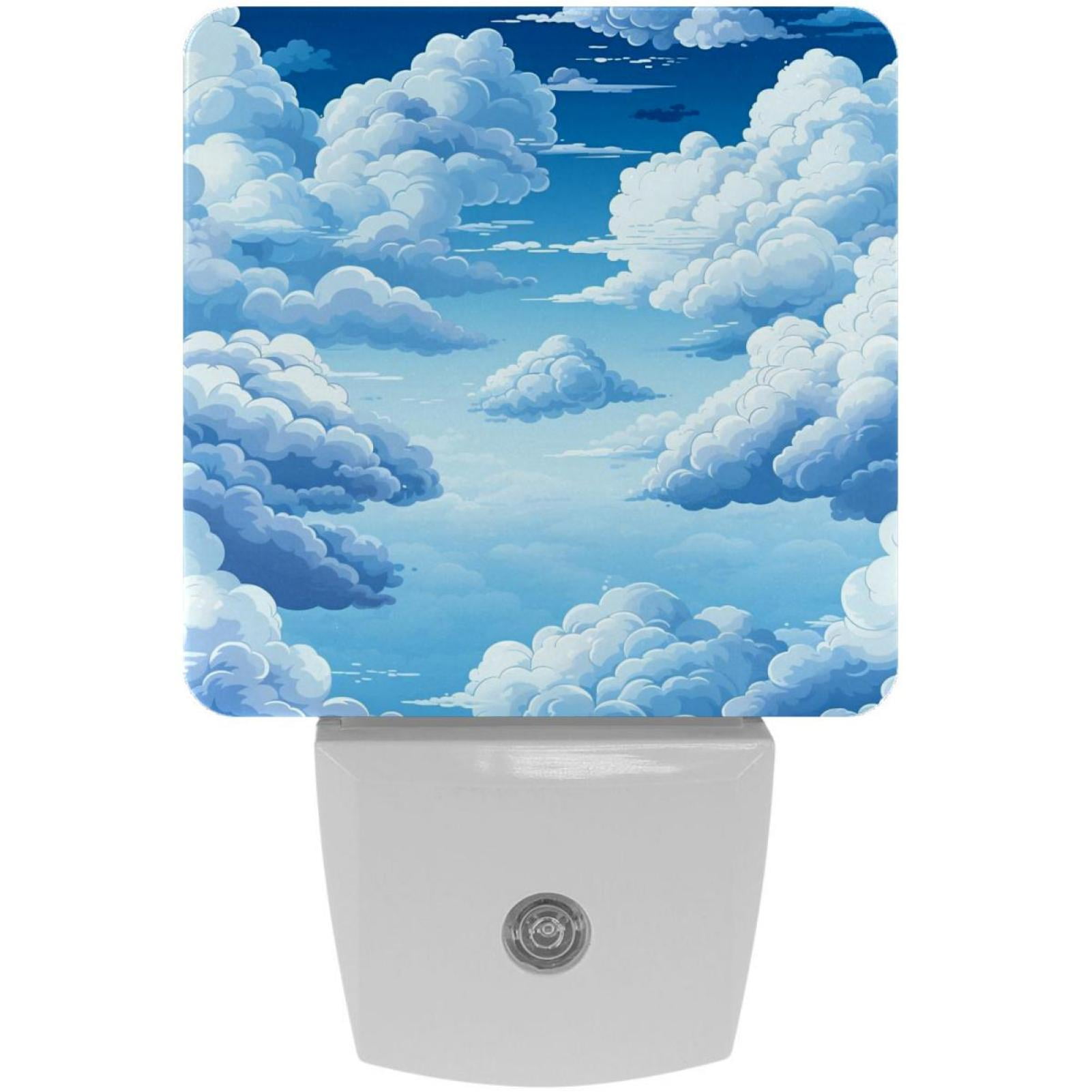 Cloud LED Square Night Lights - Modern and Versatile Plug-in Lighting ...