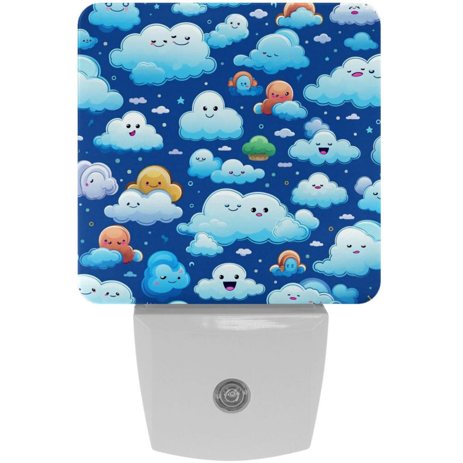 Cloud LED Square Night Lights - Stylish and Energy-Efficient Room ...