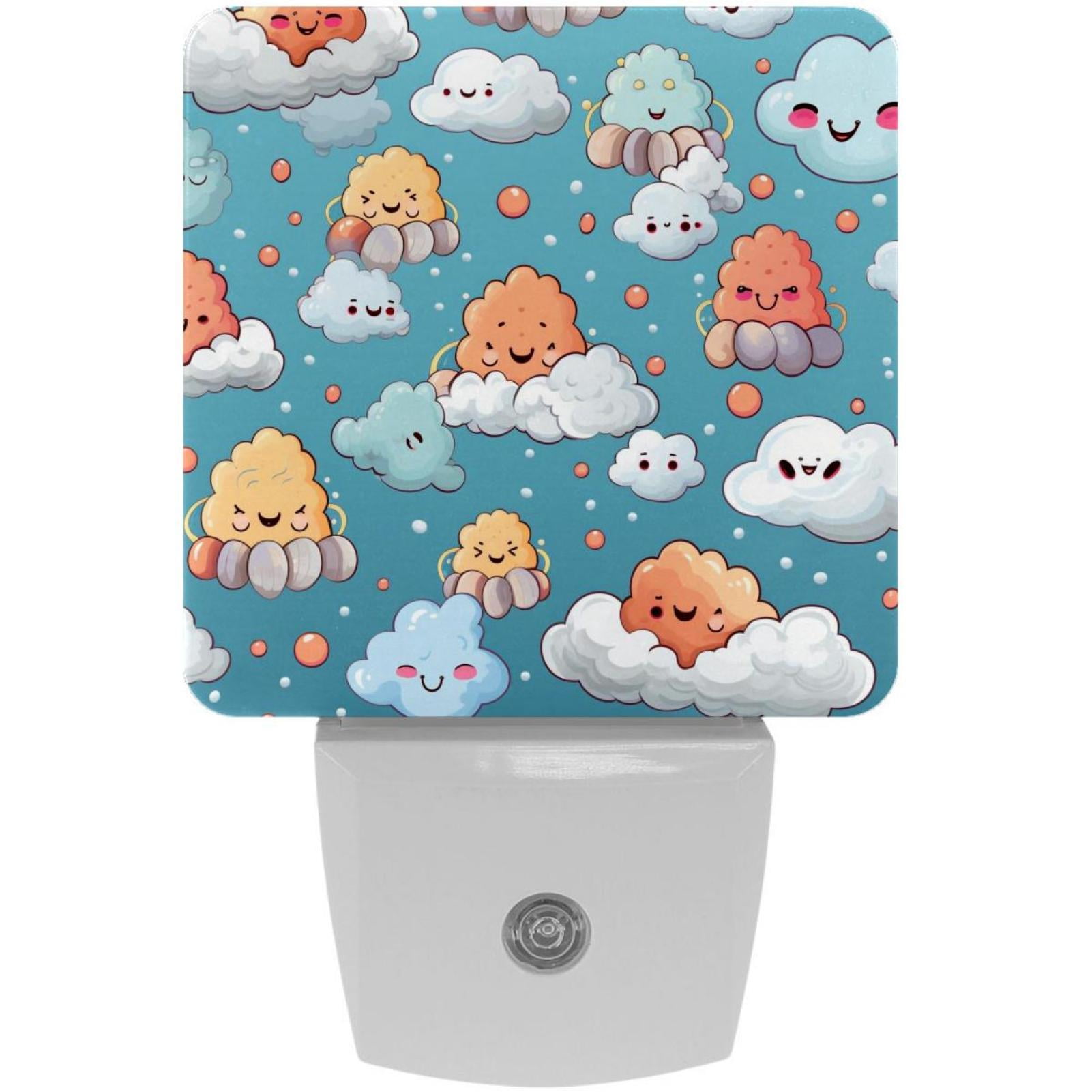 Cloud LED Square Night Lights - Stylish and Energy-Efficient Room ...