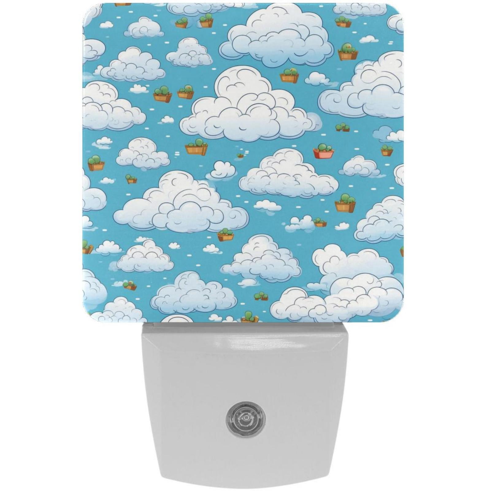 Cloud LED Square Night Lights for a Bright and Stylish Ambiance - Ideal ...