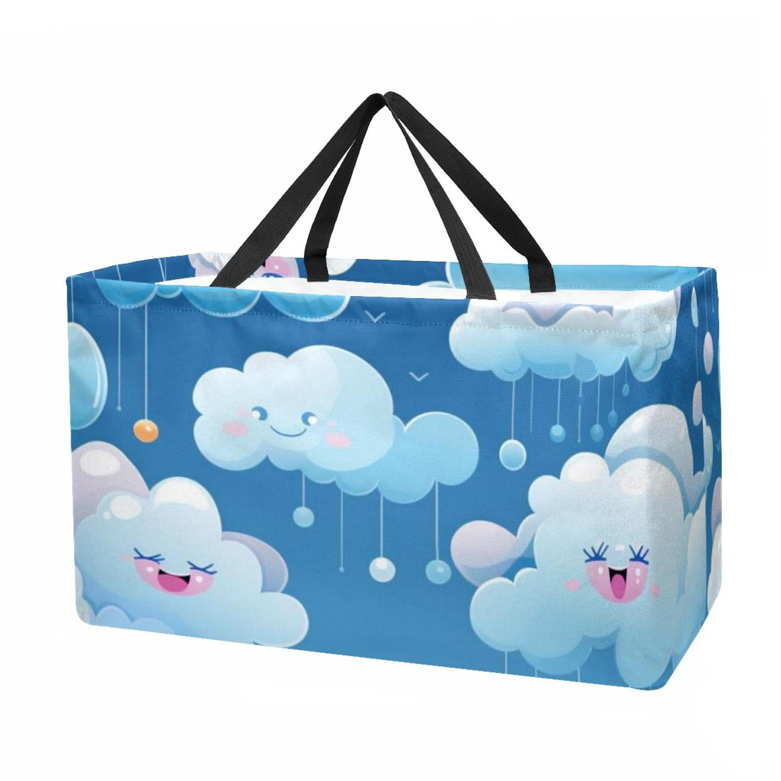 Cloud Large Foldable Beach Bag | Oxford Cloth Beach Bag, Laundry ...