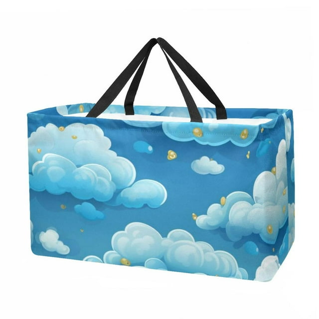 Cloud Large Foldable Oxford Cloth Tote Bag Cube Organizer Collapsible ...