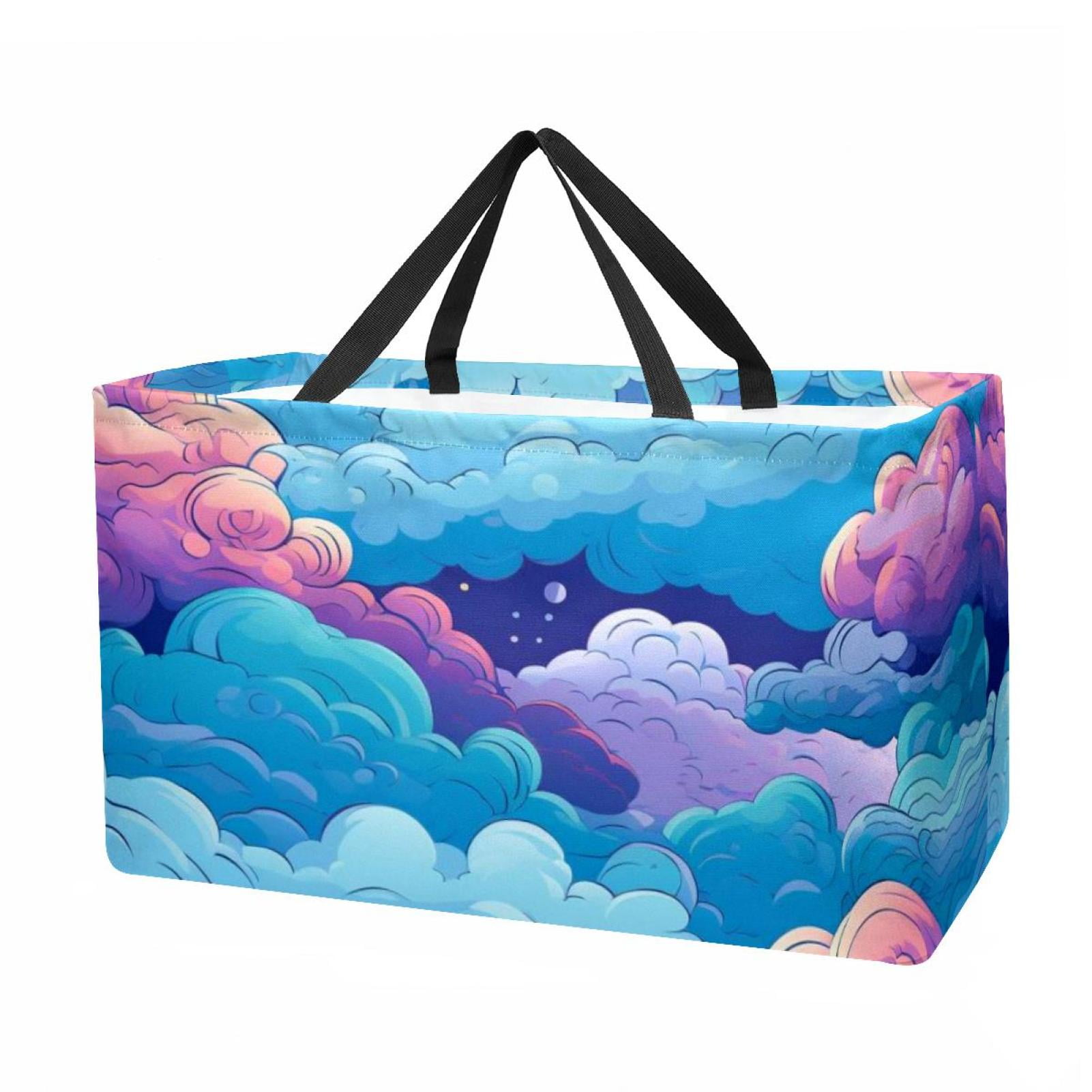 Cloud Large Reusable Foldable Oxford Cloth Shopping Bag with ...