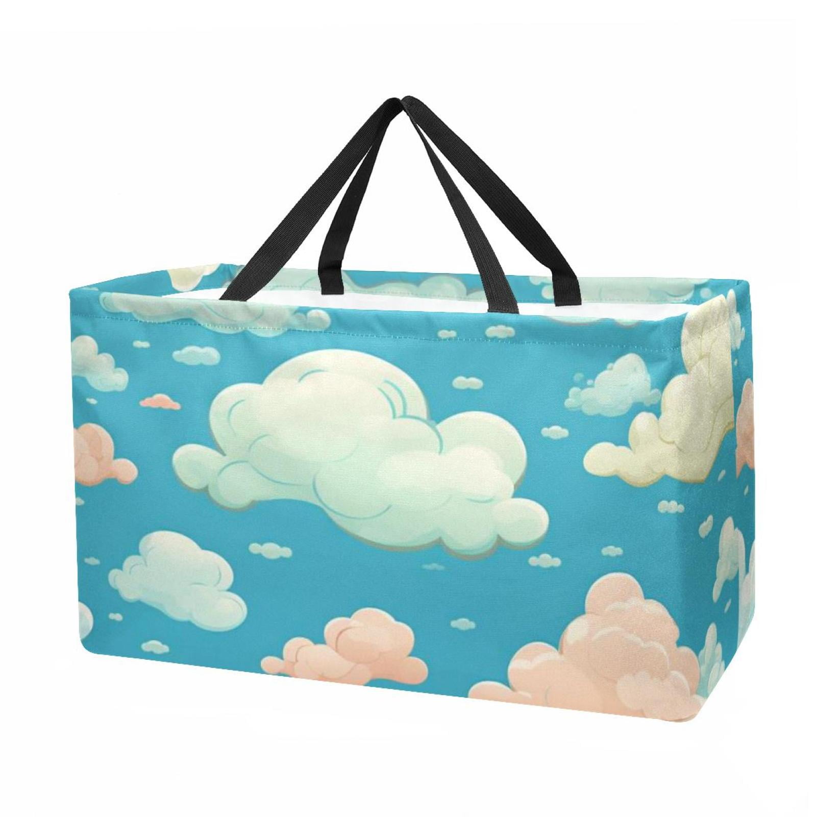 Cloud Large-capacity Foldable Reusable Shopping Bag: Oxford Cloth ...