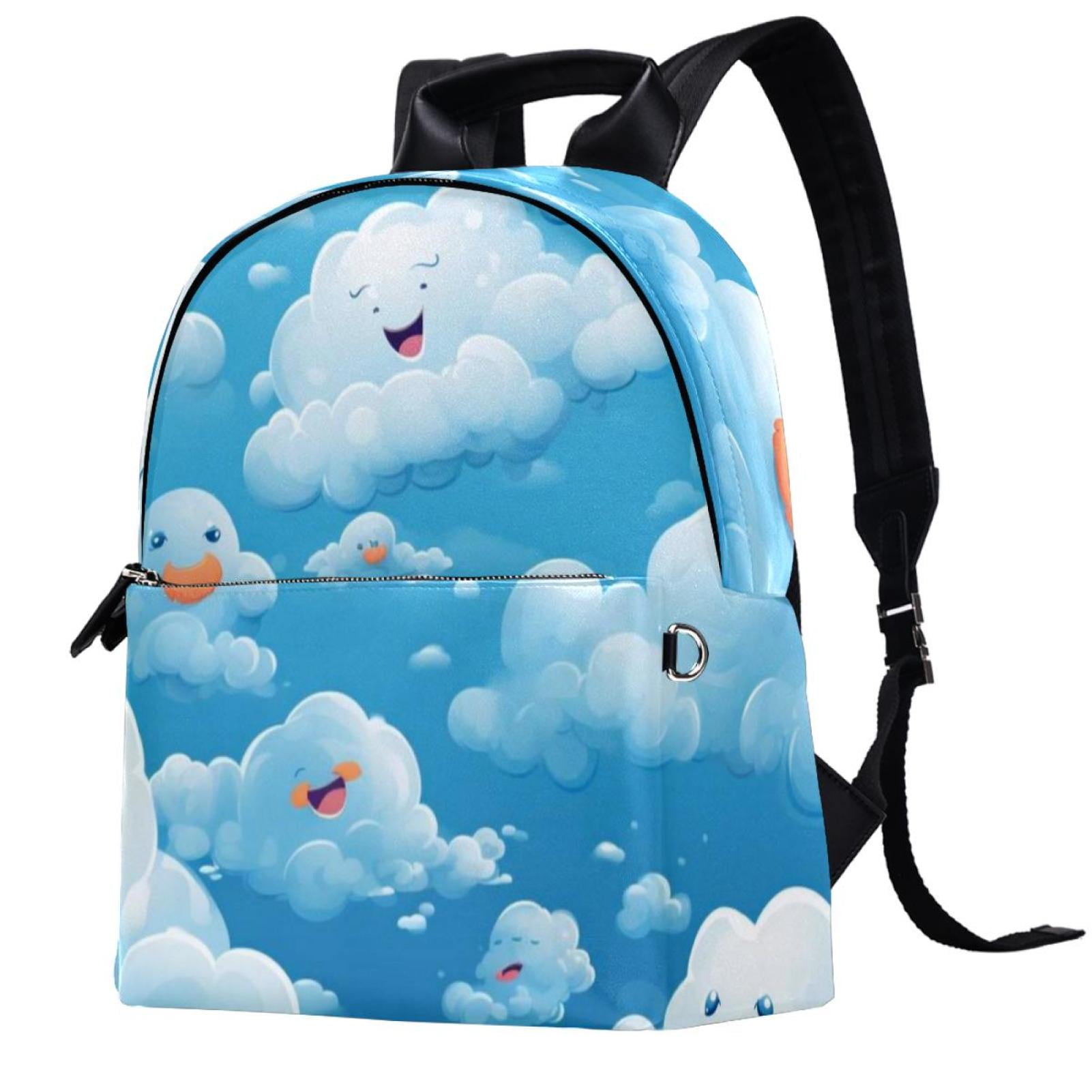 Cloud Leather Gym Backpack for Men Women Teens | Large Capacity ...