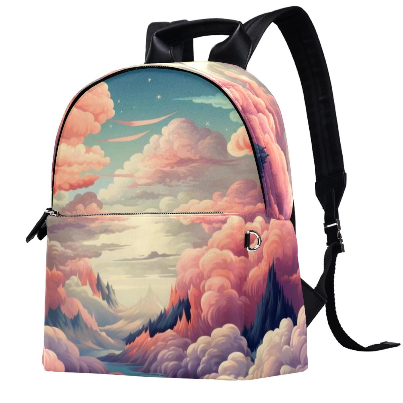 Cloud Leather Laptop Backpack with Adjustable Shoulder Straps | Large ...