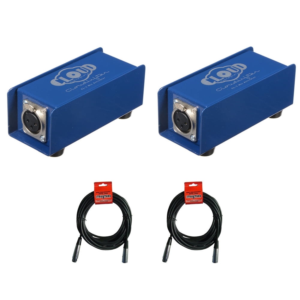 Cloud Microphones Mic Activator CL-1 (2-Pack) with 2x XLR-XLR Cable ...