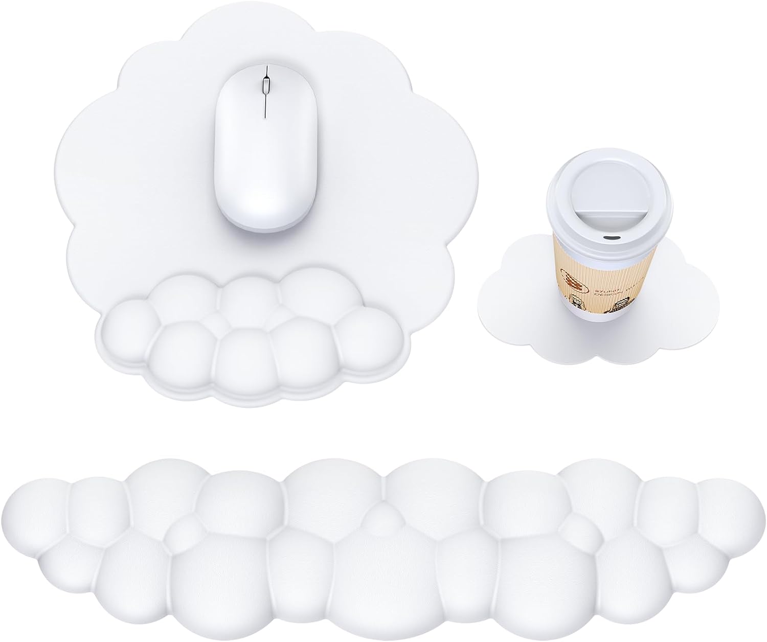 Cloud Mouse Pad with Wrist Rest, Cloud Keyboard Wrist Rest, Wrist Rest ...