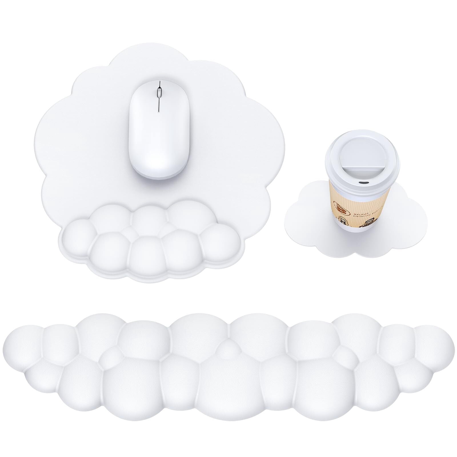 Cloud Mouse Pad with Wrist Rest, Cloud Keyboard Wrist Rest, Wrist Rest ...