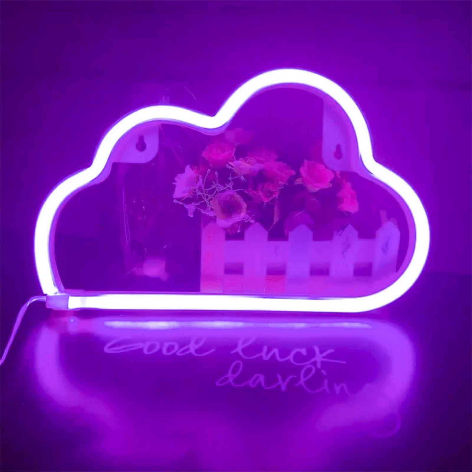 Cloud Neon Signs LED Cloud Neon Light for Wall Decor Light with On/Off ...