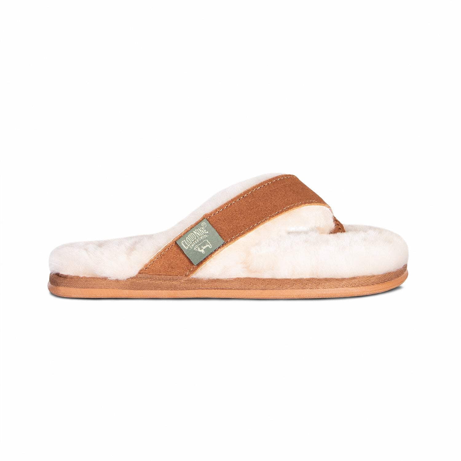 Cloud Nine Sheepskin Women's Flip Flop 2 Indoor/Outdoor Slide - Walmart.com