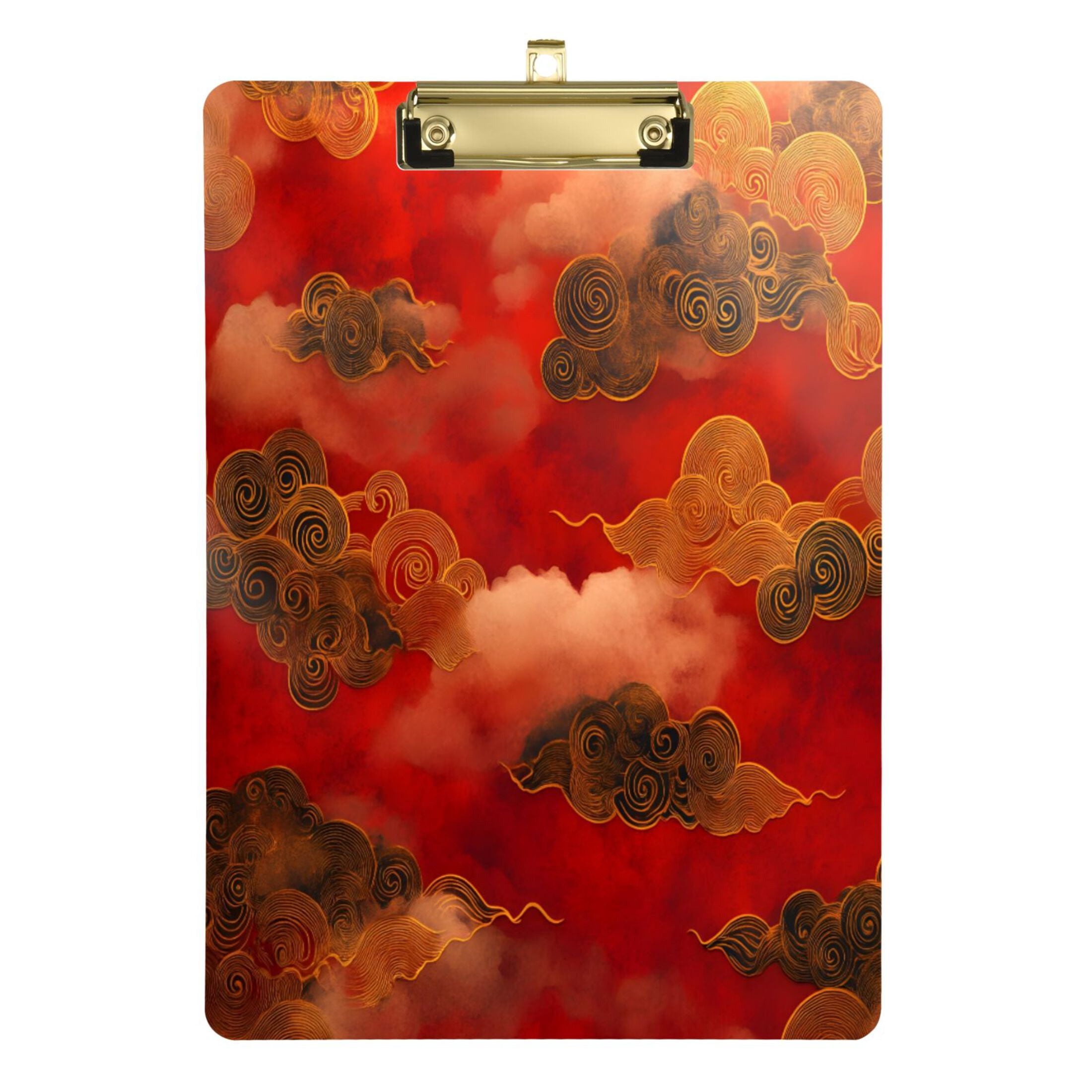 Cloud Pattern Chinese Traditional 12.5x9in Clipboard, Durable Acrylic ...