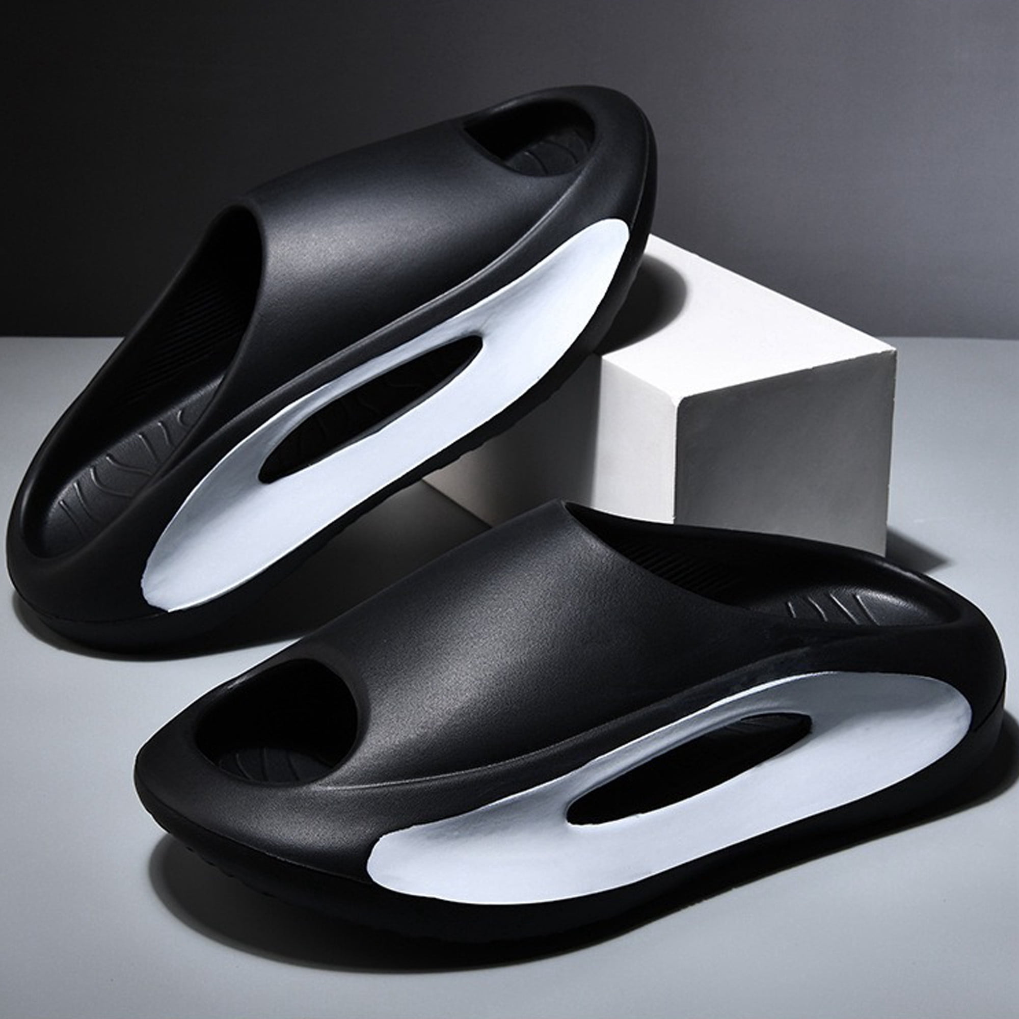Cloud Pillow Slippers | Ultra-Soft Cushioned Comfort Slides for Men ...