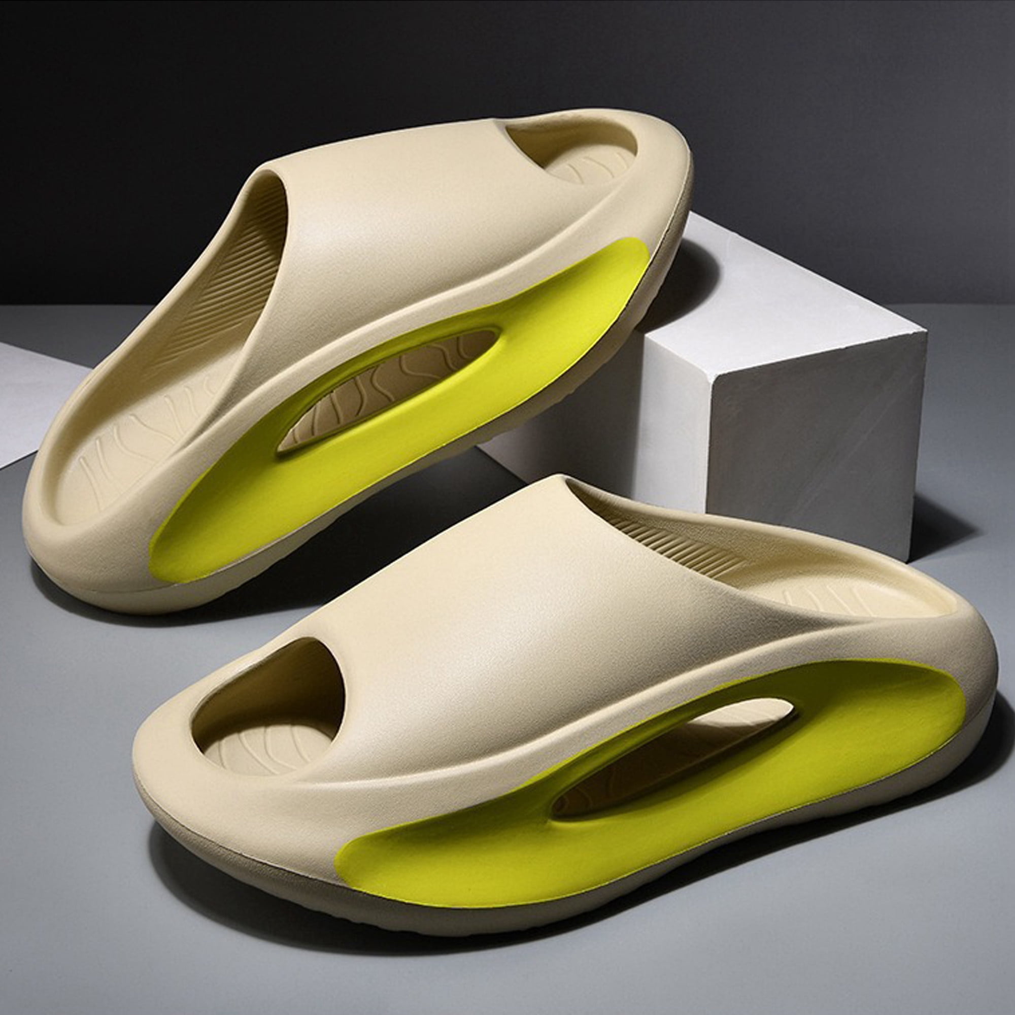 Cloud Pillow Slippers | Ultra-Soft Cushioned Comfort Slides for Men ...