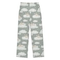 Cloud Rabbit Pajama Pants Soft and Lightweight Elastic Waistband Pajama ...