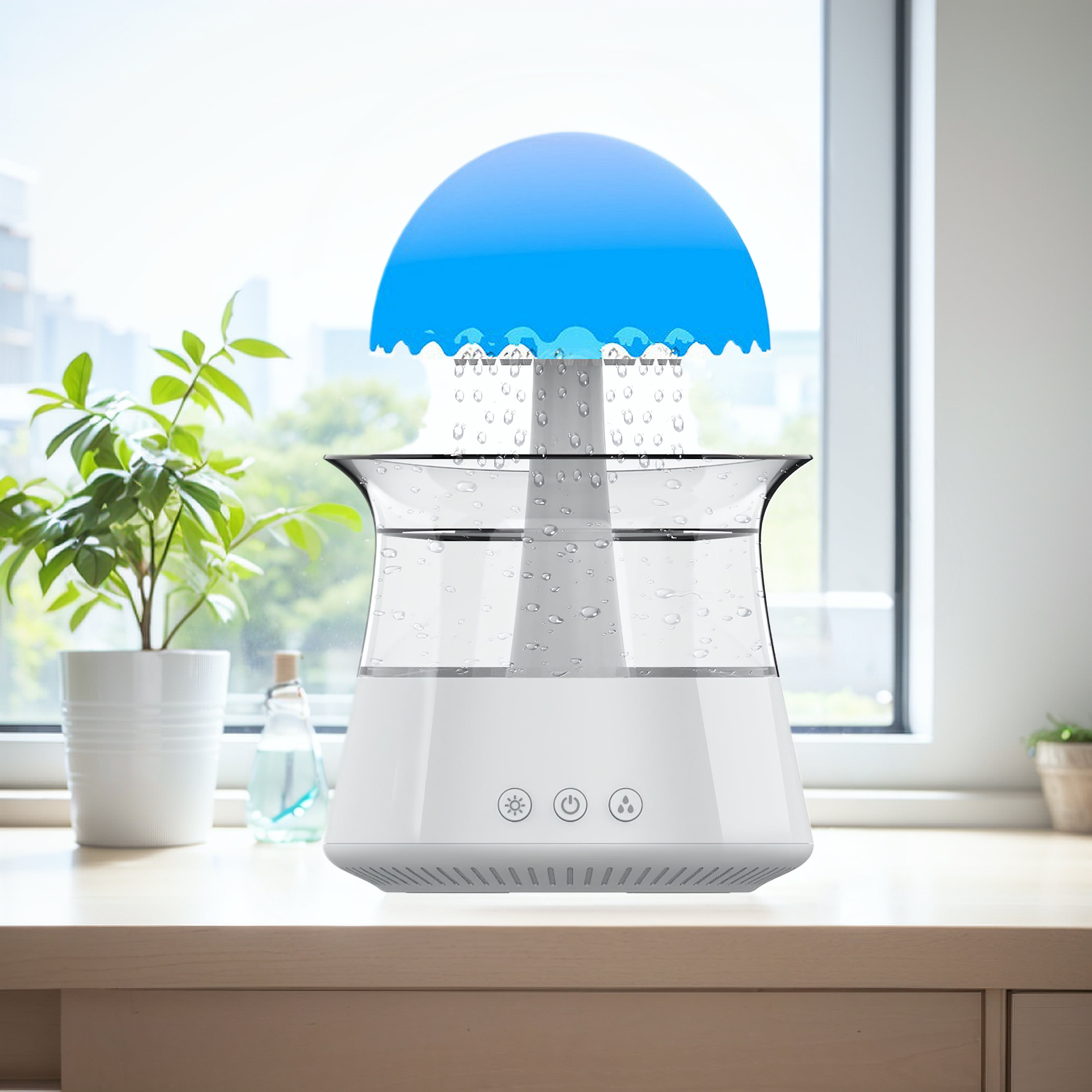 Humidifiers for Home& Office, Essential Oil Diffuser with 7 Changing ...