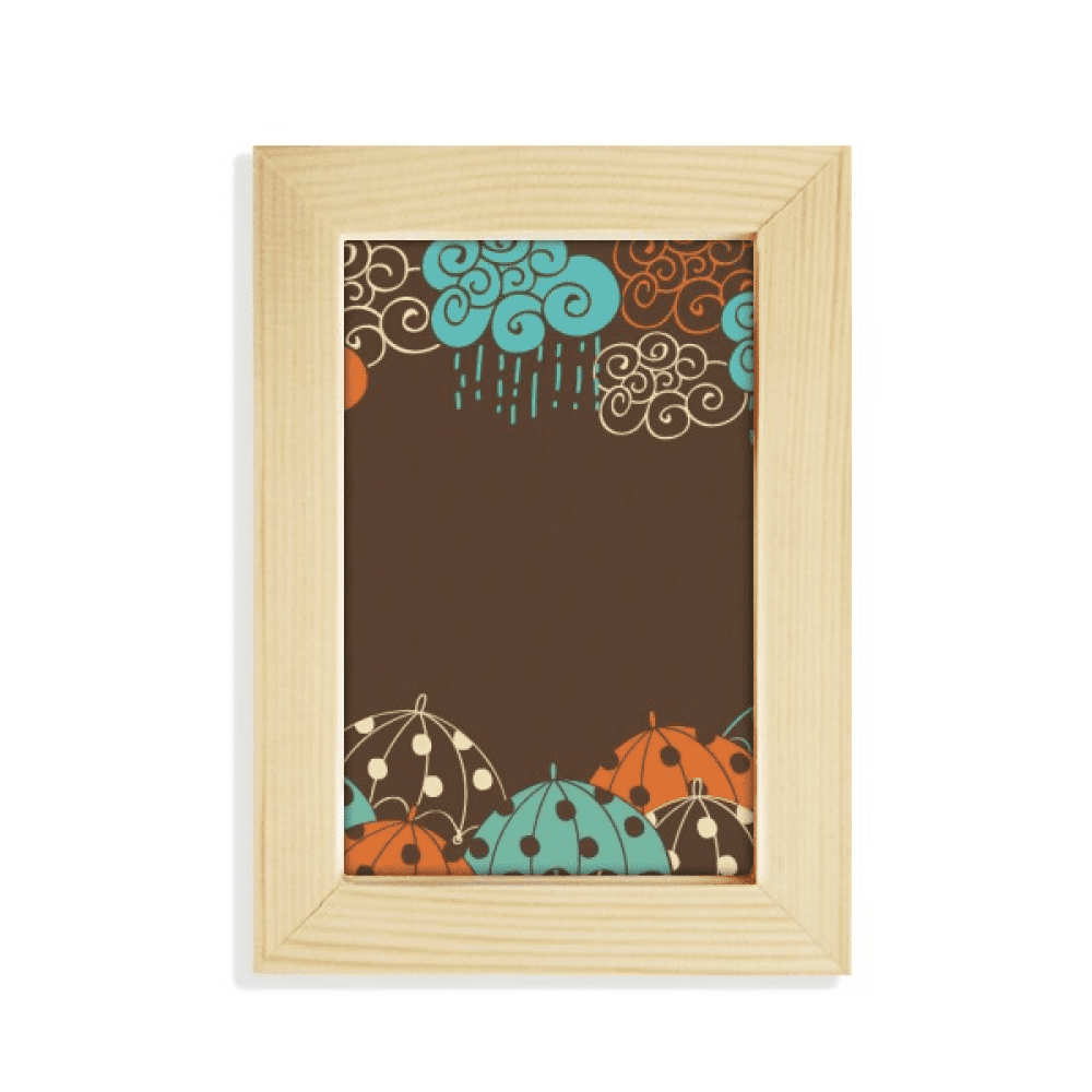 Cloud Rain Umbrella Weather Pattern Desktop Display Photo Frame Picture ...