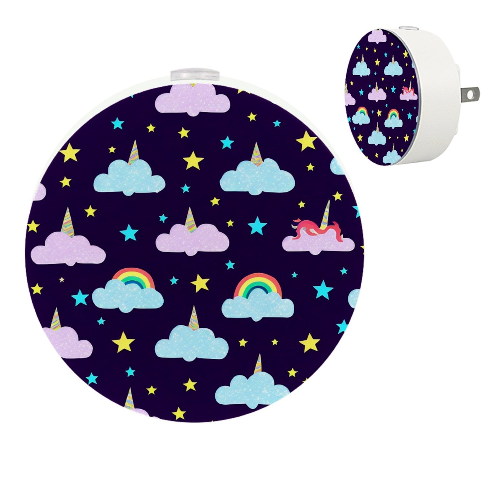 Cloud Rainbow Automatic night lights plug into wall Dusk to Dawn Sensor ...