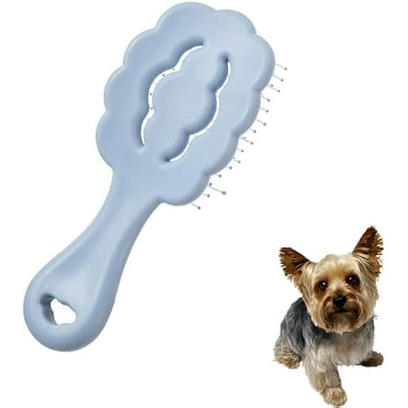 Cloud Shape Small Dog Grooming Brush - Ideal Puppy Hair Brushes for ...