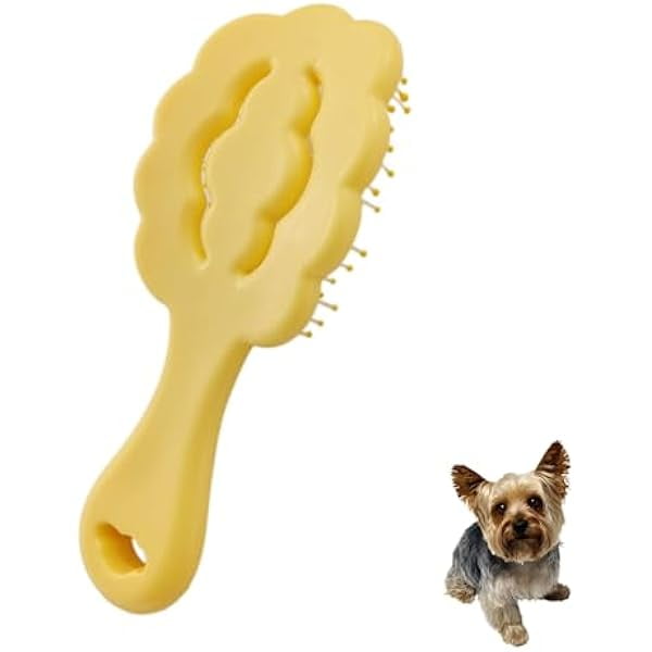 Cloud Shape Small Dog Grooming Brush - Perfect for Shih Tzus, Yorkies ...