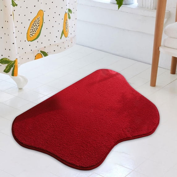 Cloud Shaped Bath Mat 20x32in Super Soft Plush Absorbent Non Slip Floor ...