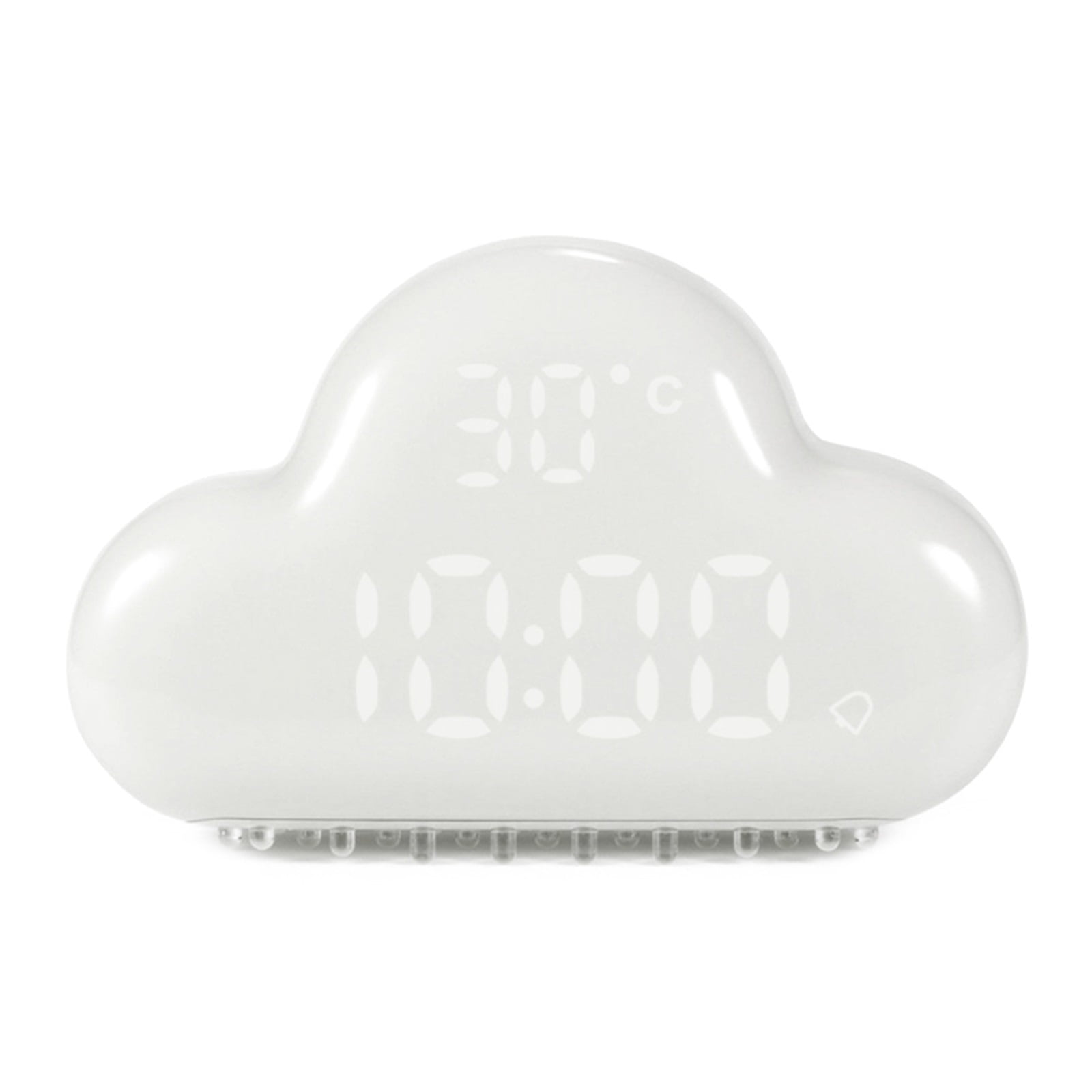 Cloud-Shaped Magnetic Clock Alarm Shows Real Time Temperature Multi ...