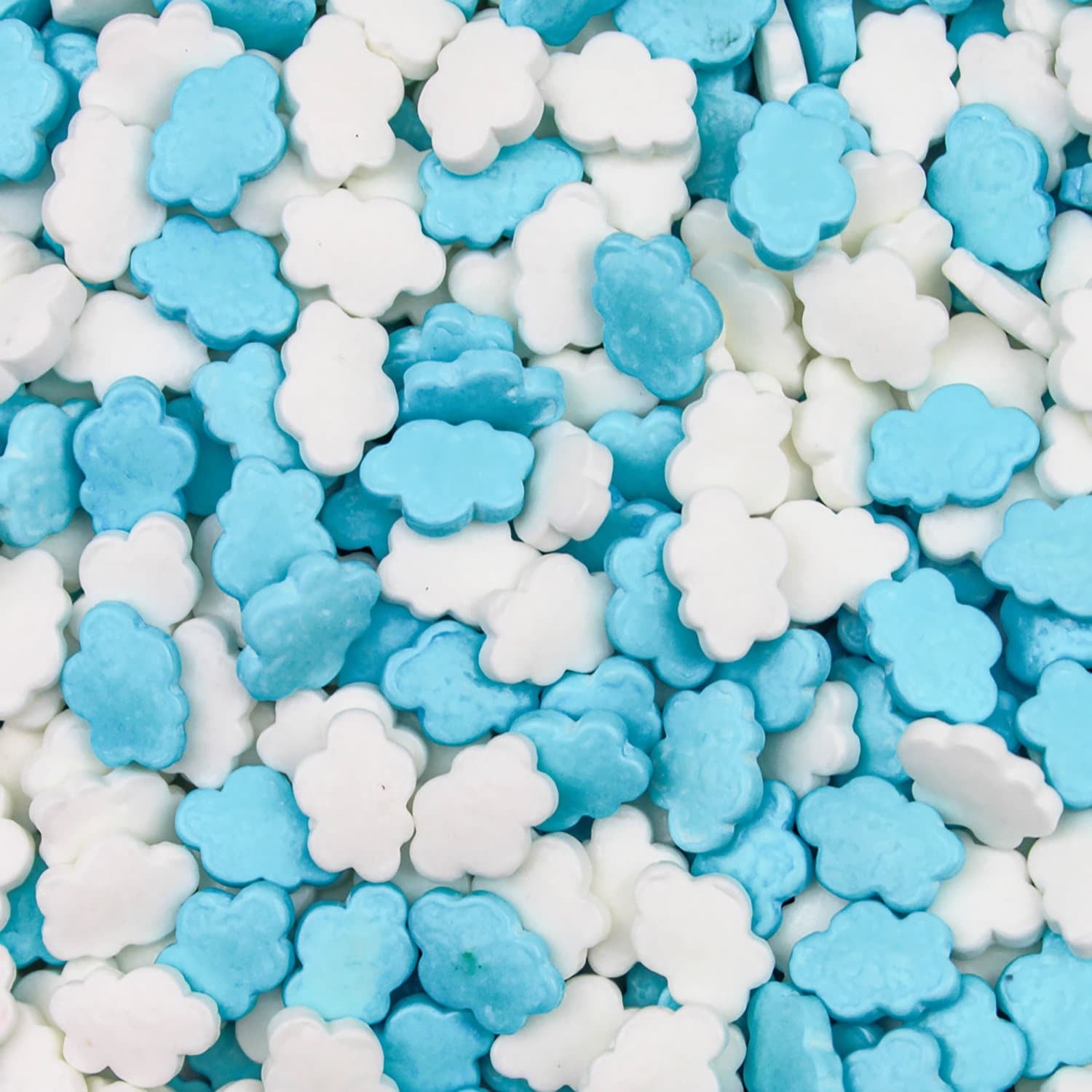Cloud Shaped Sprinkles (1/2 Cup, 1x Jar) Candy Decor for Cakes & Baking ...
