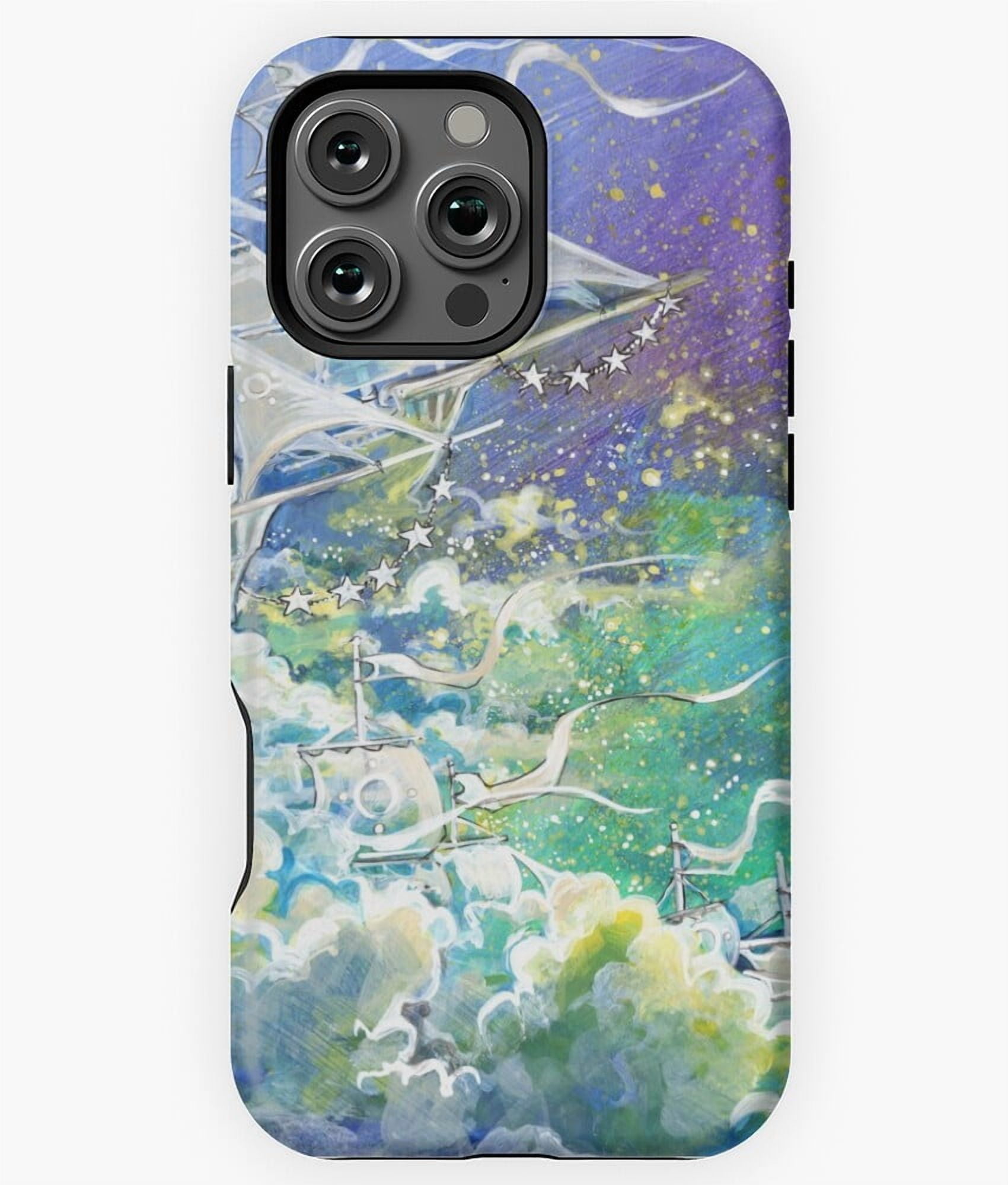 Cloud Ships Fantasy Sky Adventure Phone Case for iPhone 16 15 14 13 12 ...