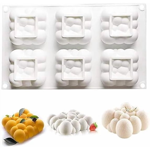 Cloud Silicone Mold for Baking Mousse Cake, Dessert, Pastry, Ice Cream ...