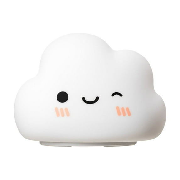Cloud Silicone Night Light Rechargeable Dimmable Table Lamp Bedroom ...