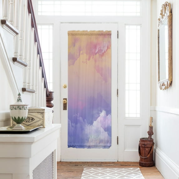 Cloud in the Sky Sunset Door Curtains for Door Window, French Sidelight ...