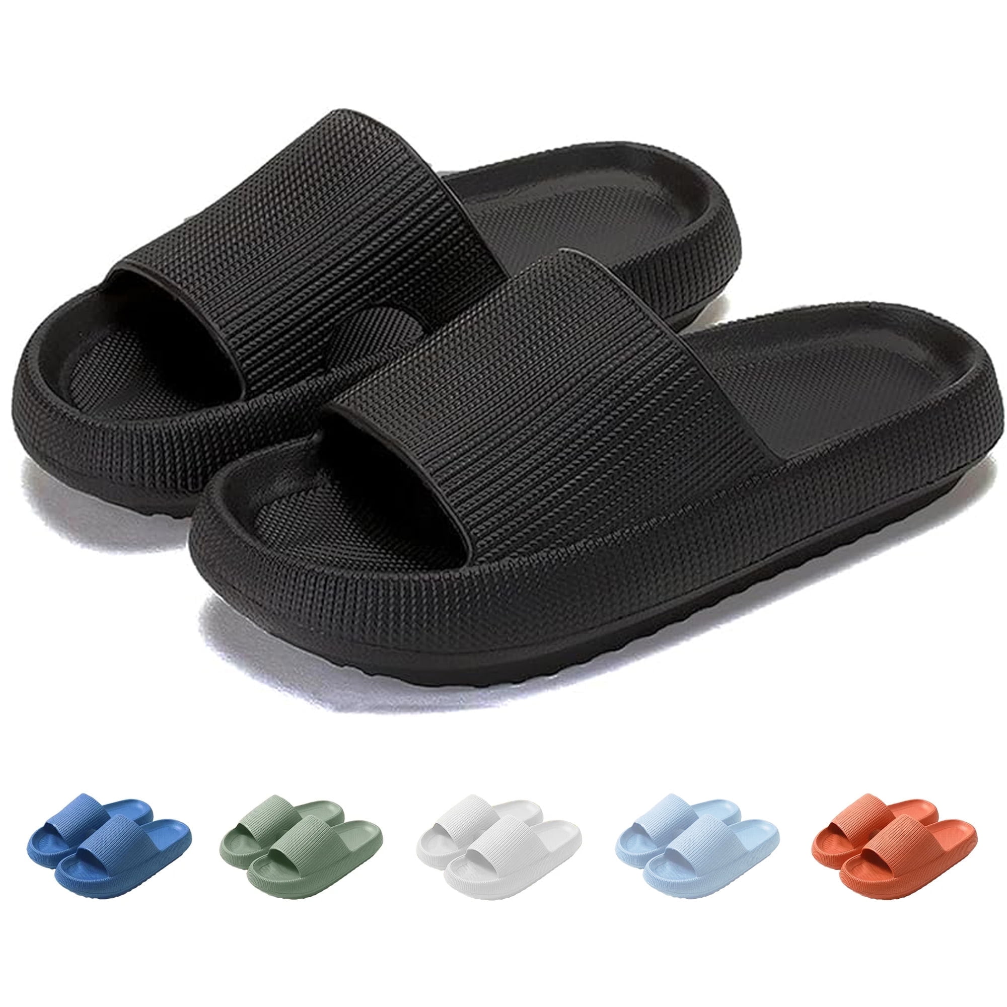 Cloud Slide Sandal for Women and Men, Pillow Slippers Thicken Sole ...
