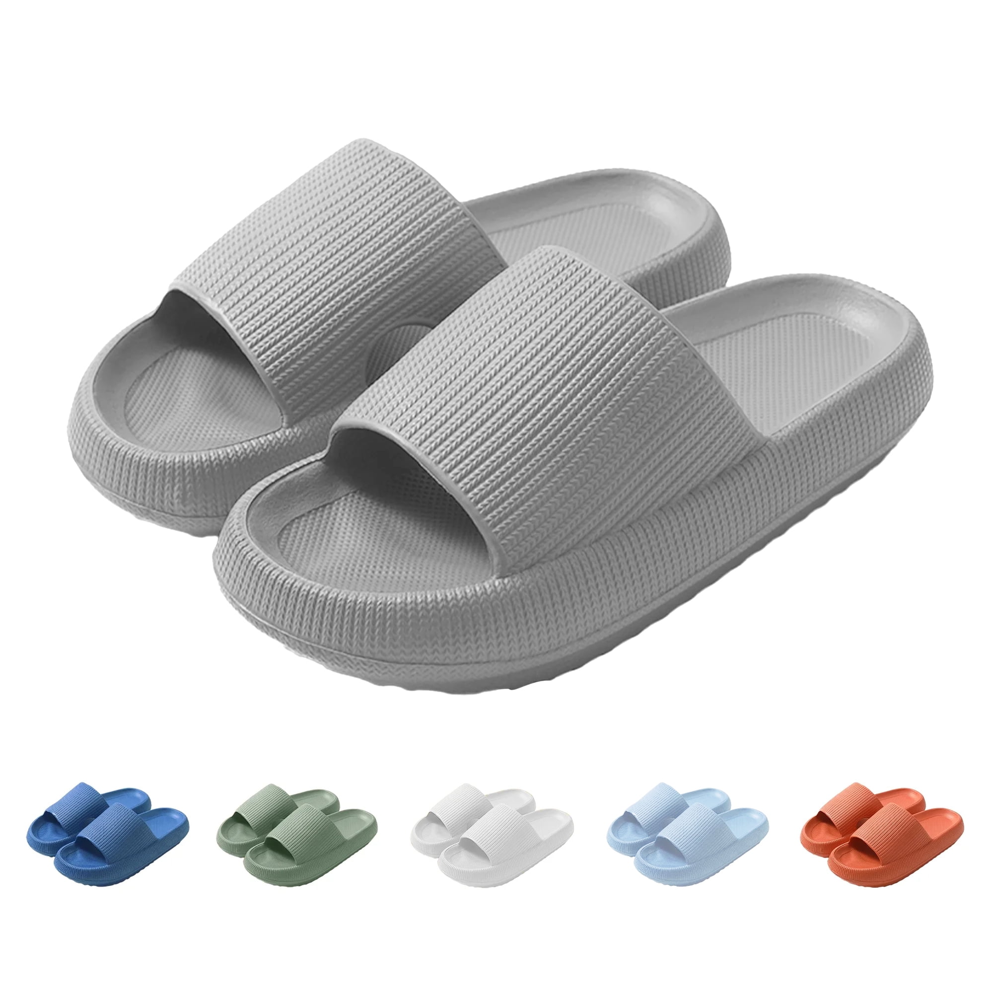 Cloud Slide Sandal for Women and Men, Pillow Slippers Thicken Sole ...